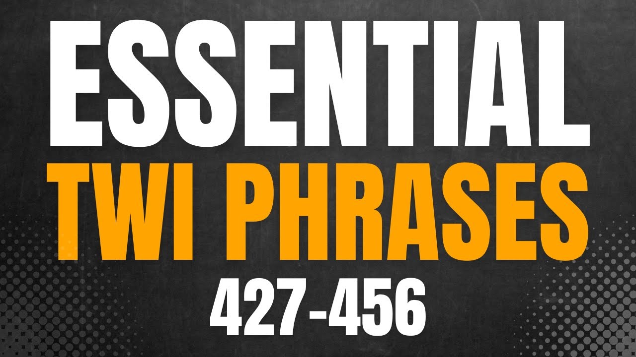 LEARNAKAN | Read, Write, Speak Akan With Our Twi Lessons